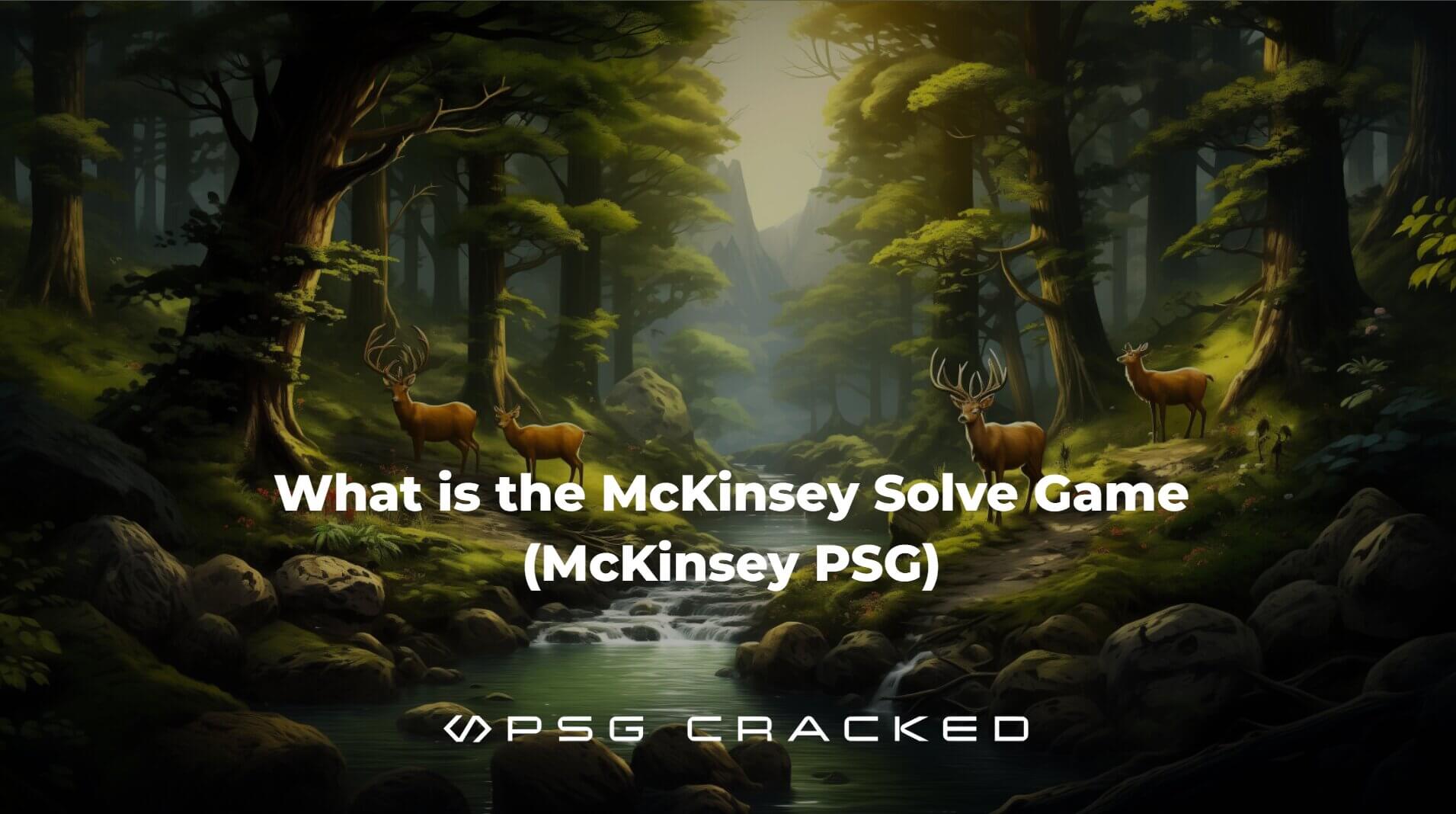 What is McKinsey Problem Solving Game? | PSG Cracked