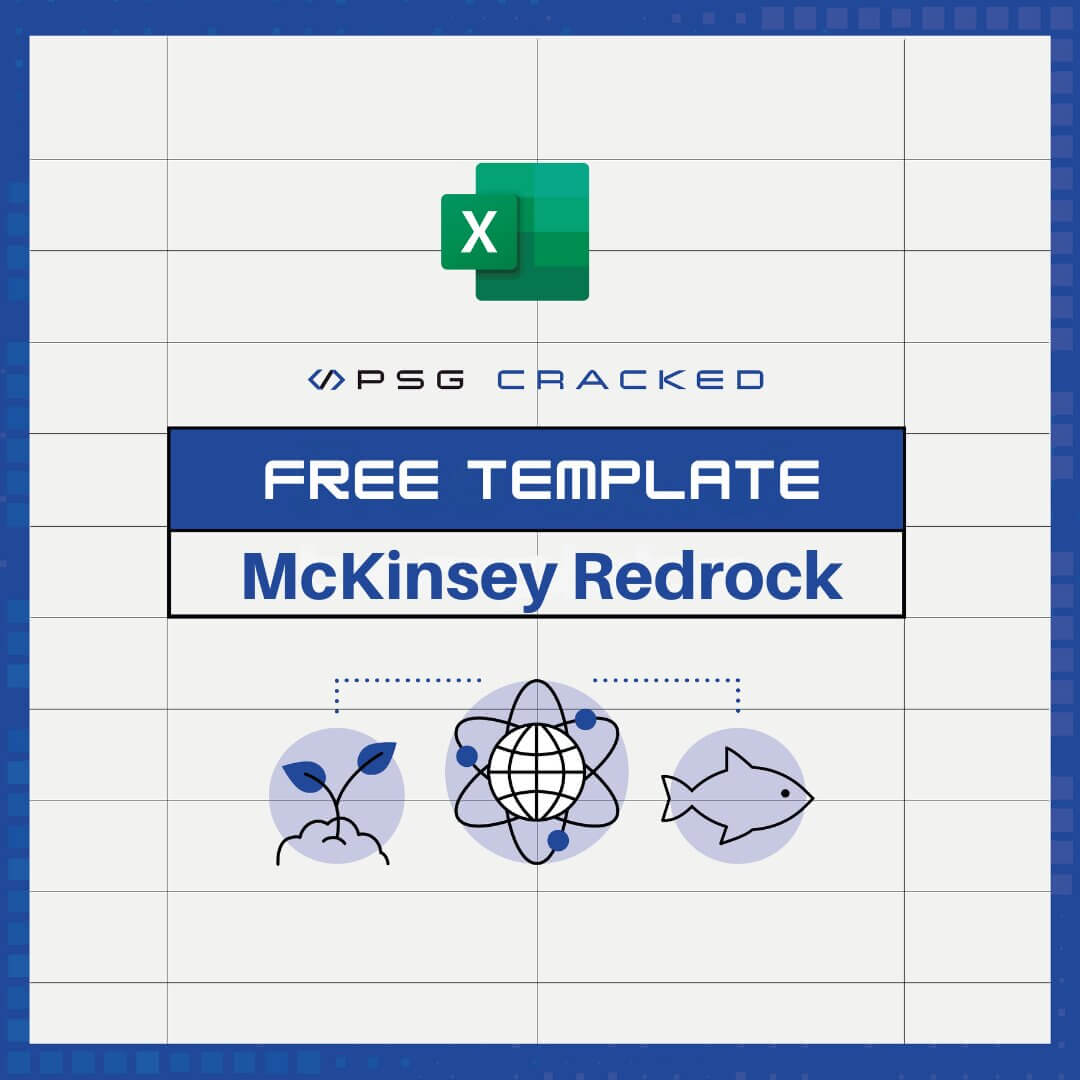 Free Excel Template for McKinsey's Redrock Study | PSG Cracked